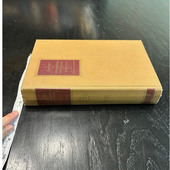 Vintage | Other | Vintage College Textbook Edwin G Boring 957 5s Brown History Of Psychology ...